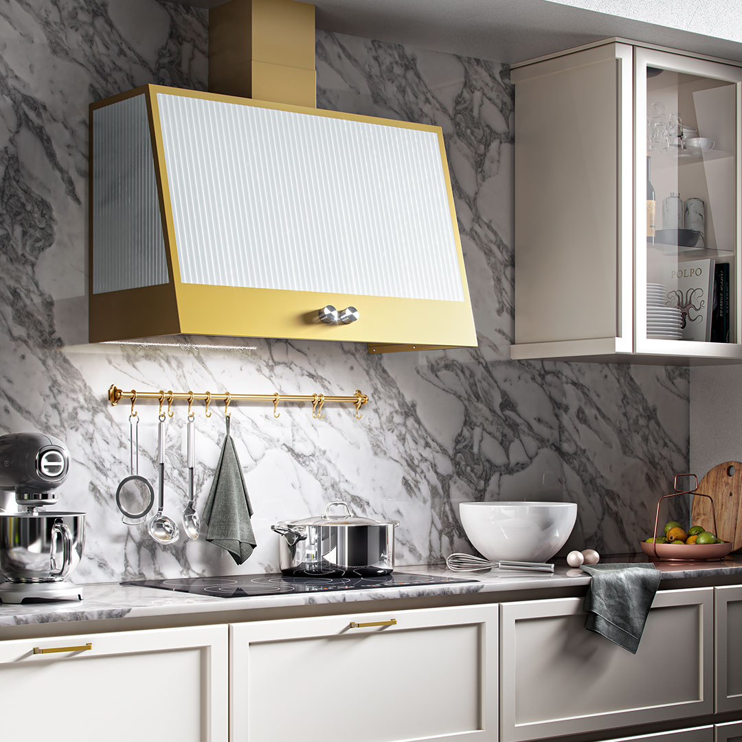 Cappe da cucina a parete, Design Moderno - KDesign Pesaro